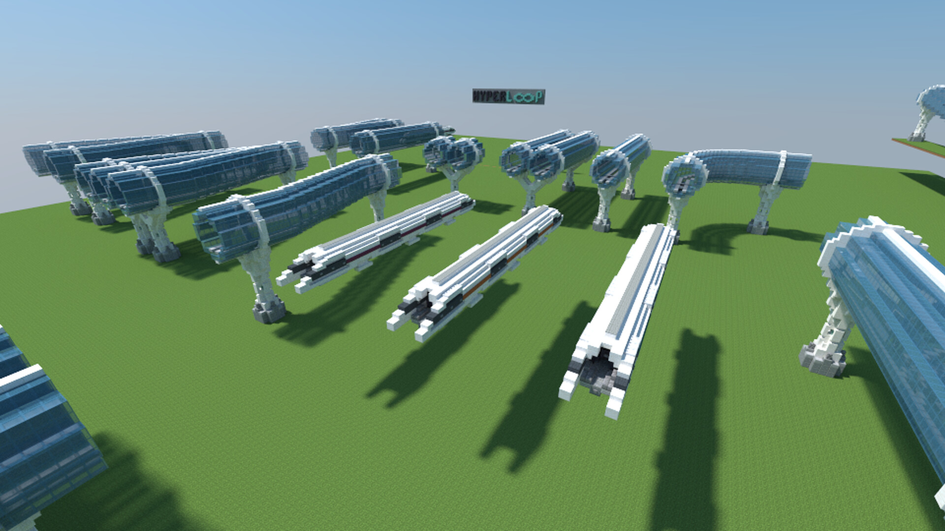 Hyperloop Build Pack Minecraft Map