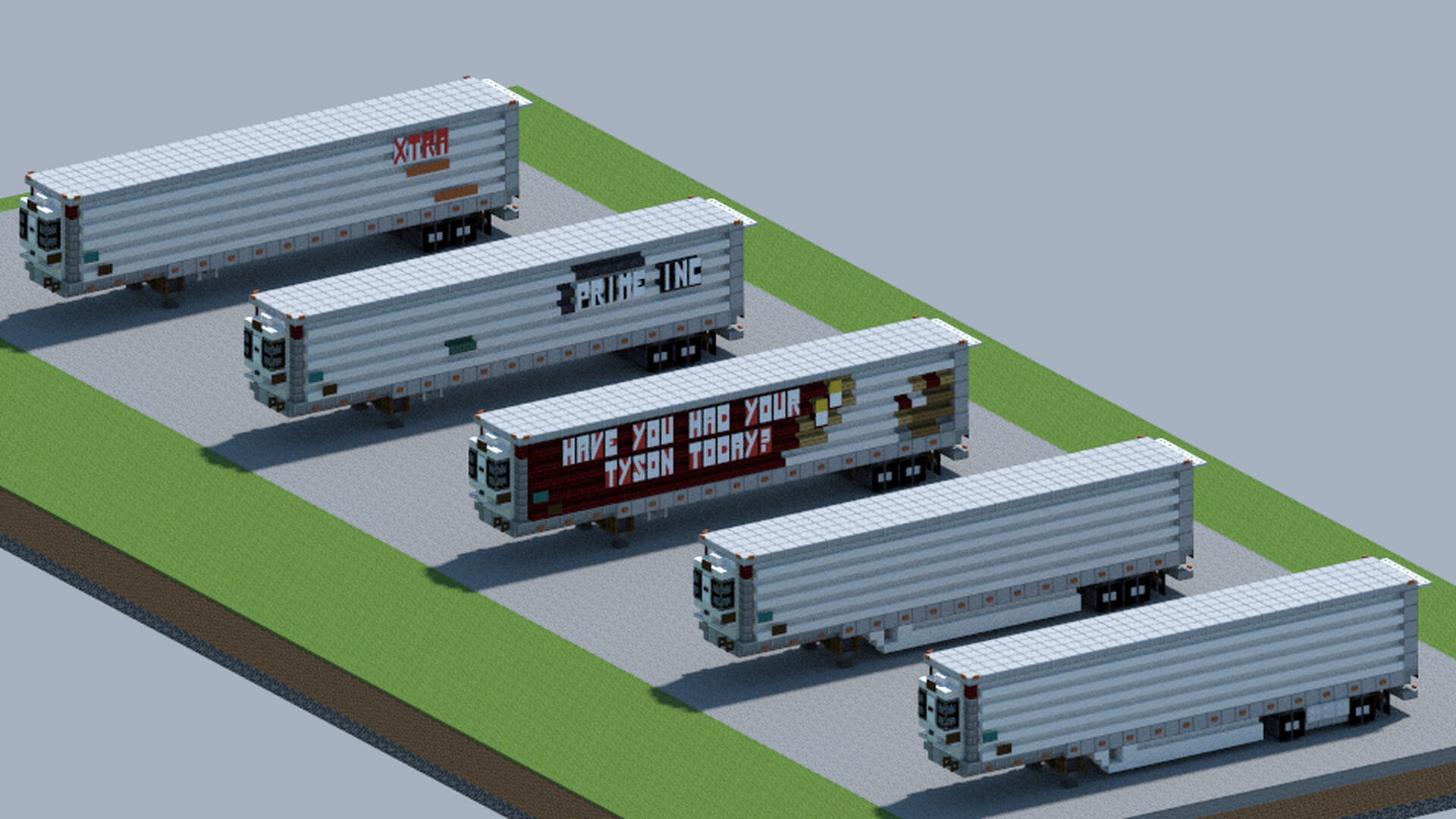 Utility 3000R 53' Reefer trailer [With Download] Minecraft Map