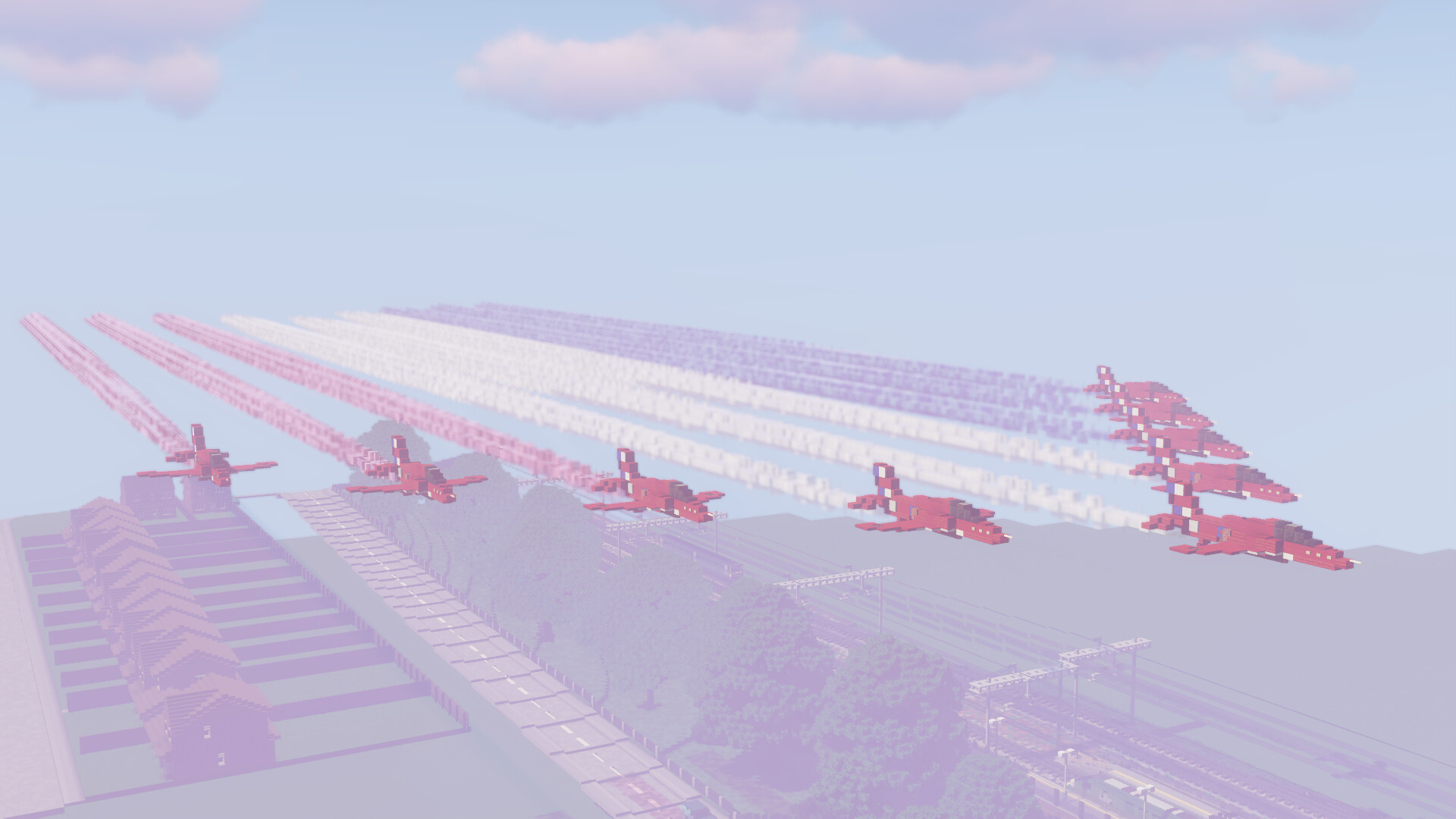 RAF Red Arrows Minecraft Map