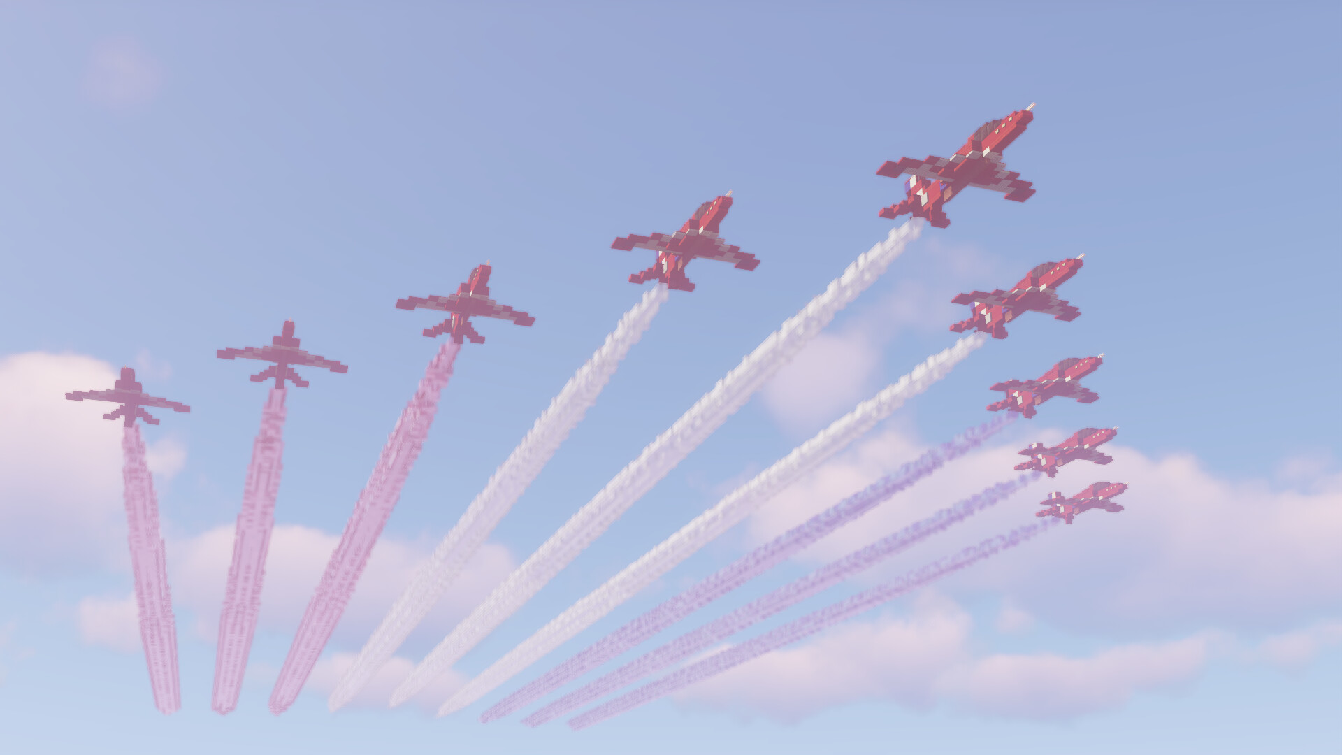 RAF Red Arrows Minecraft Map