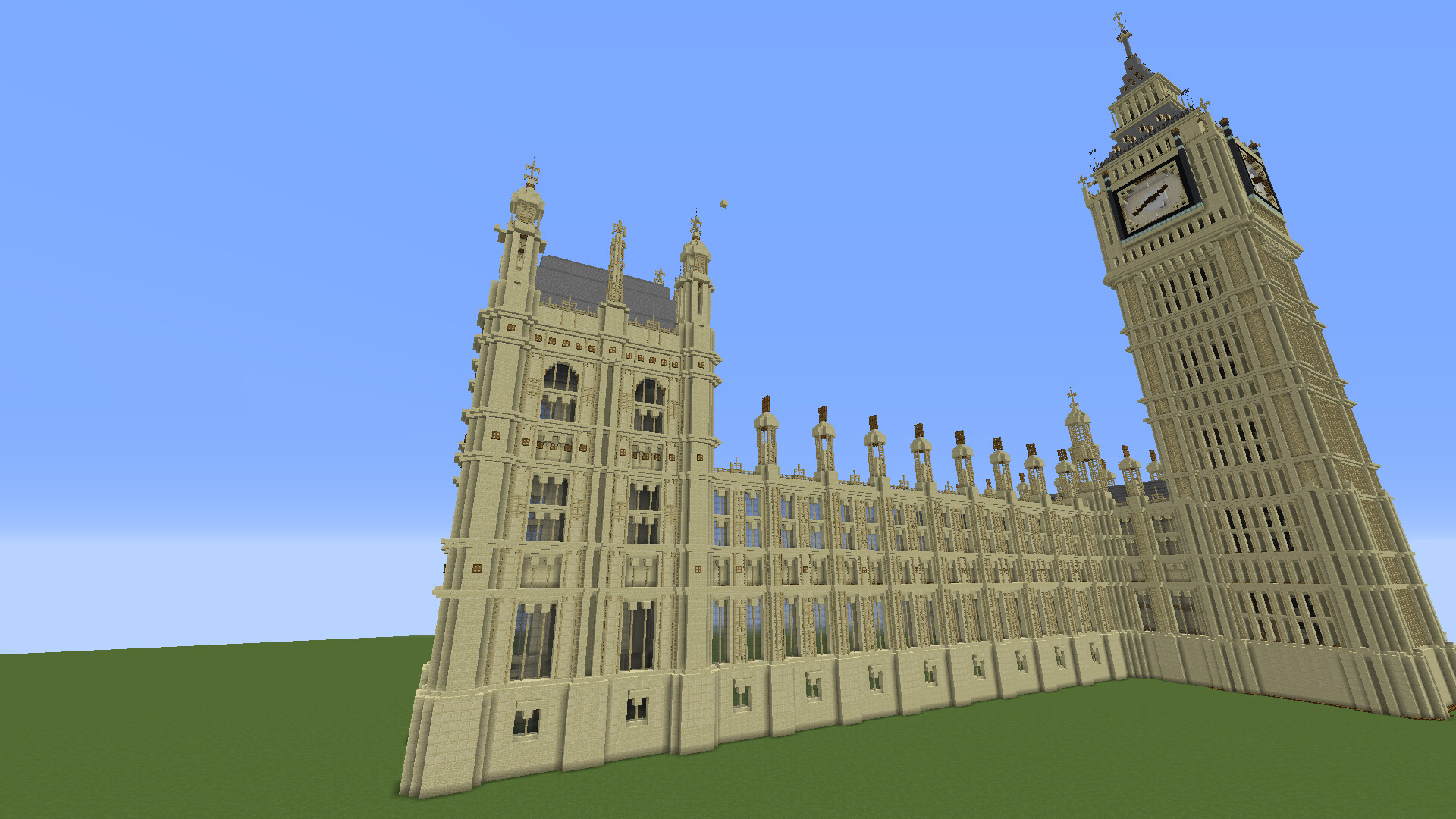 Big Ben And The Palace Of Westminster Minecraft Map
