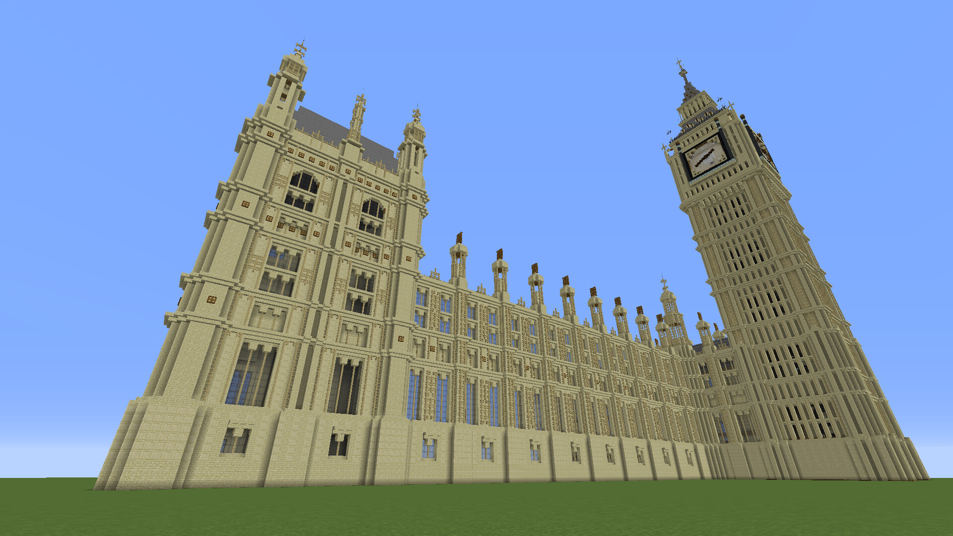 Big Ben And The Palace Of Westminster Minecraft Map