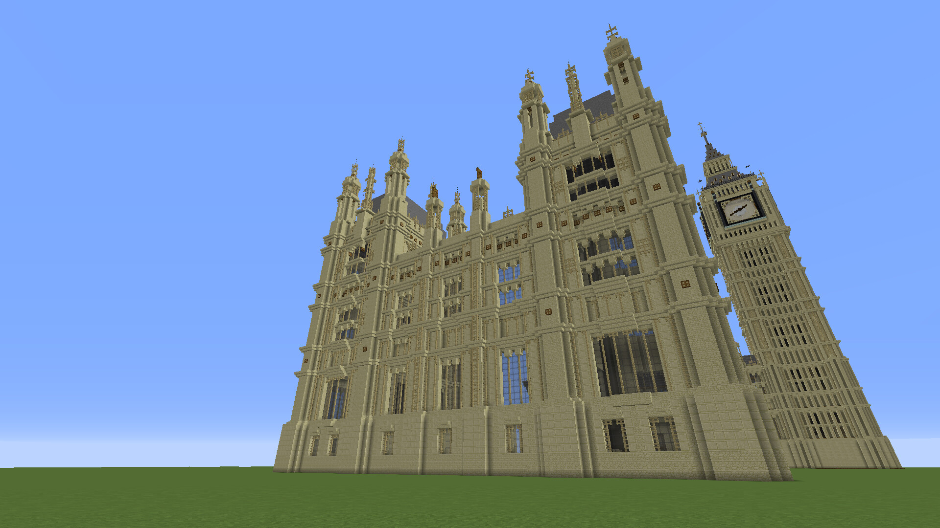 Big Ben And The Palace Of Westminster Minecraft Map
