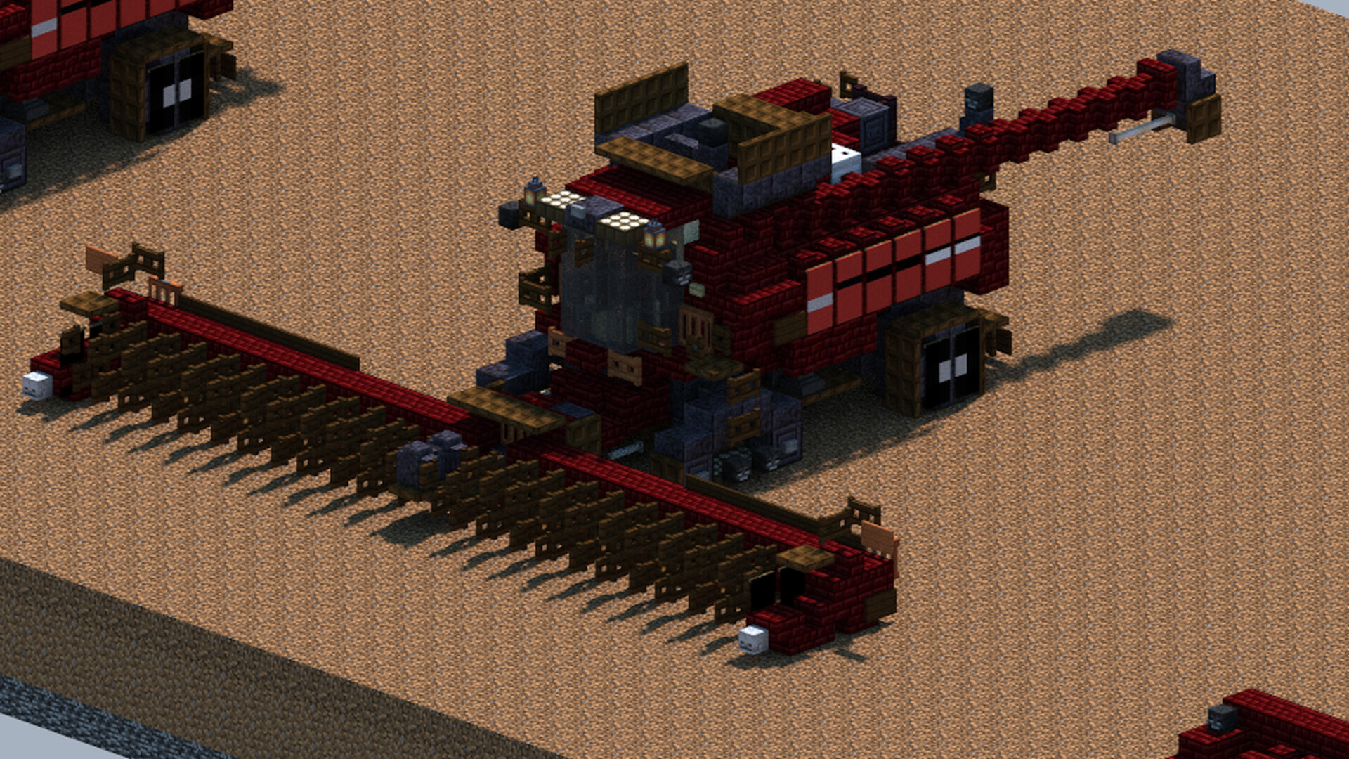 Case IH 9240 Combine Harvester [With Download] Minecraft Map