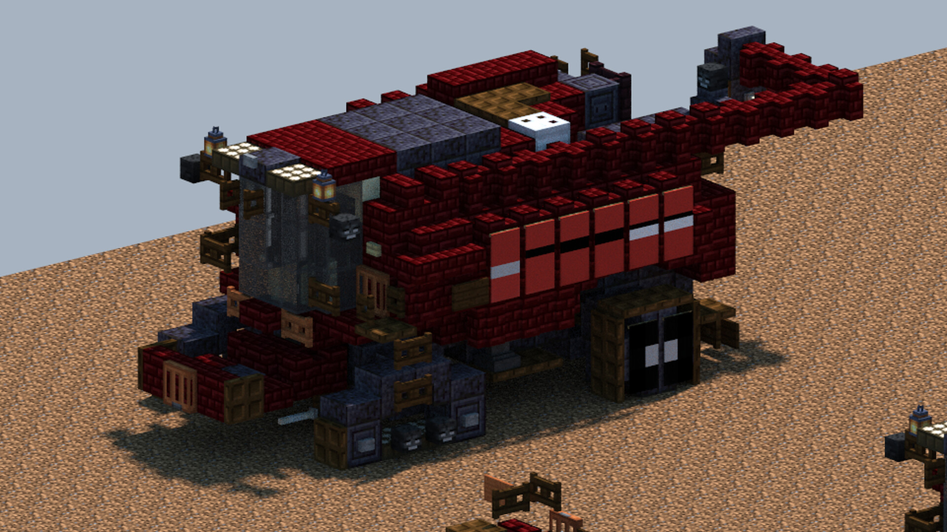 Case IH 9240 Combine Harvester [With Download] Minecraft Map