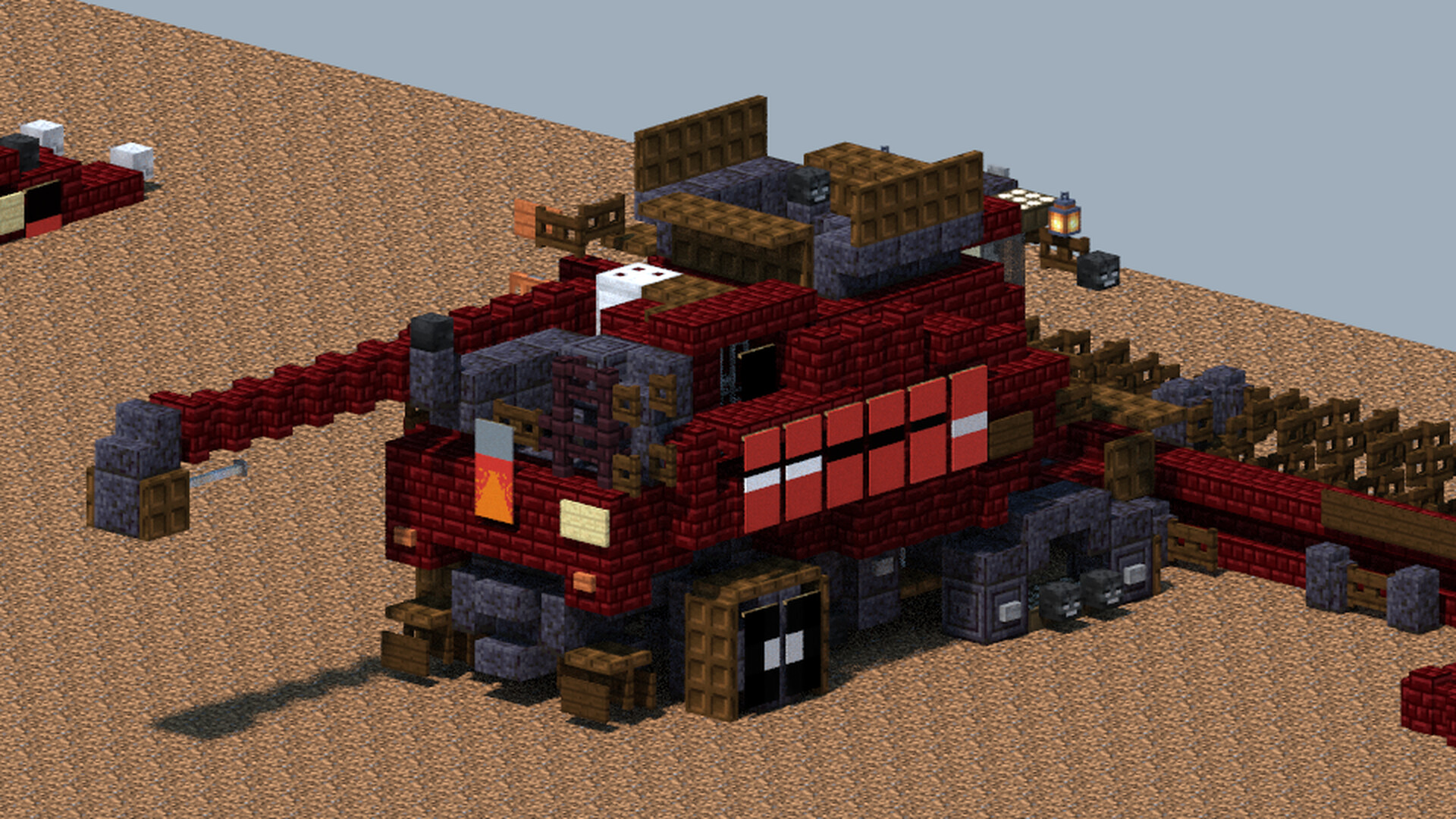 Case IH 9240 Combine Harvester [With Download] Minecraft Map