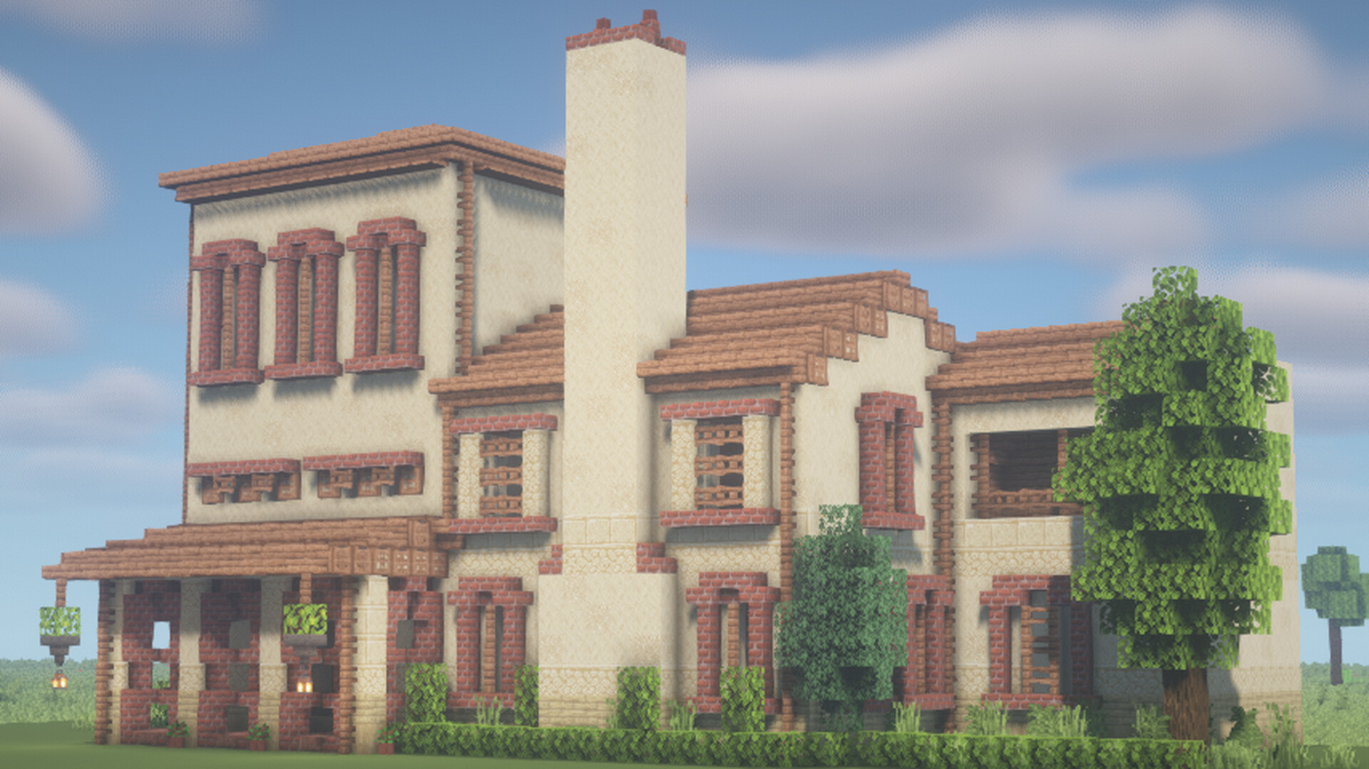 "Italian Country Villa" Inspired Build Minecraft Map
