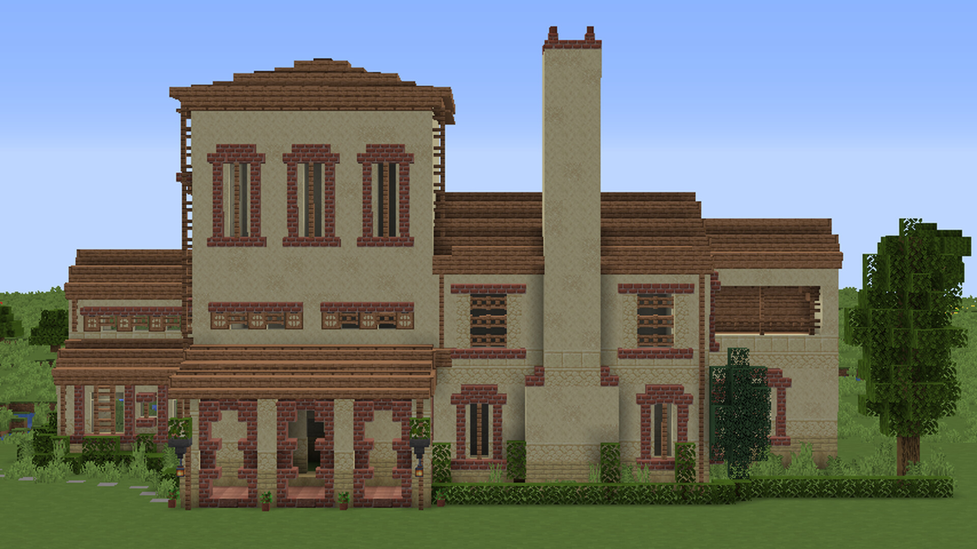 "Italian Country Villa" Inspired Build Minecraft Map