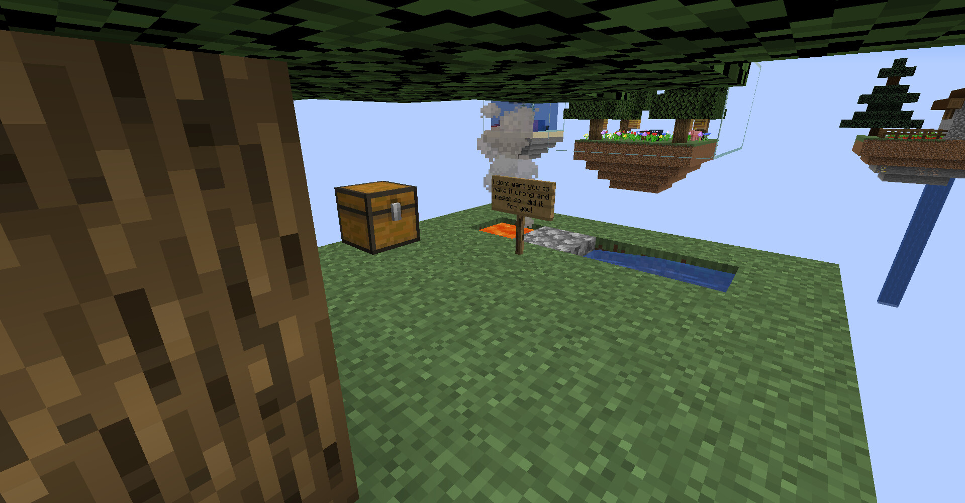 custom skyblock Minecraft Map