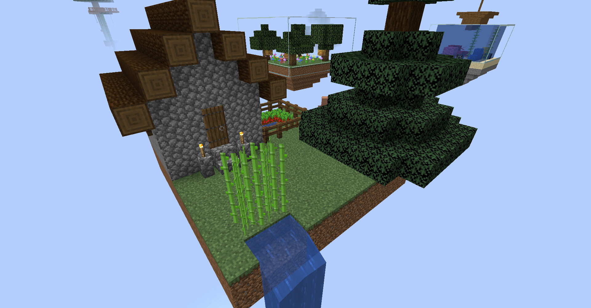 custom skyblock Minecraft Map