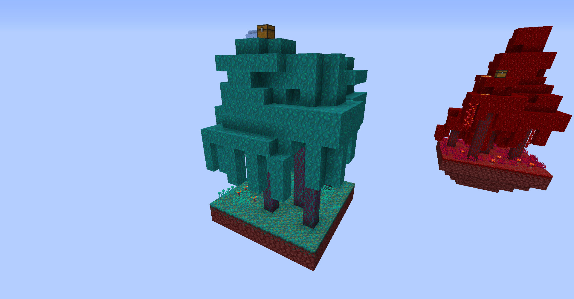 custom skyblock Minecraft Map