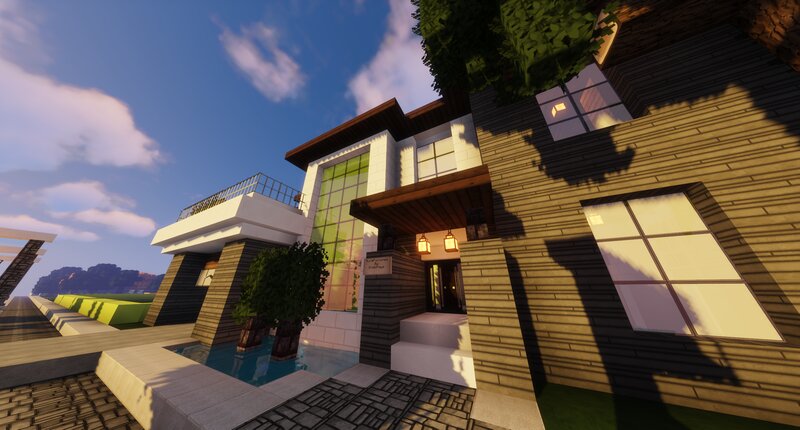 Modern House Minecraft Map