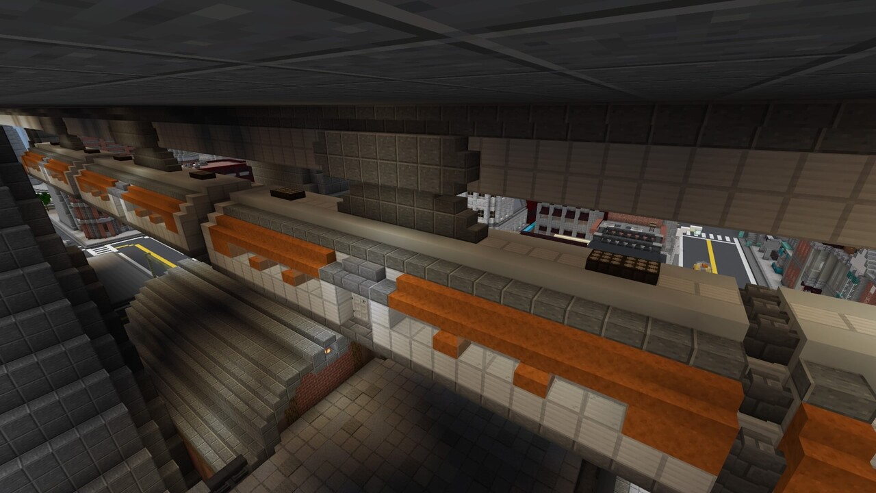 Fallout 4 Elevated Monorail Minecraft Map