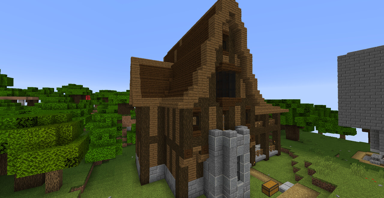 Large Medieval House Minecraft Map