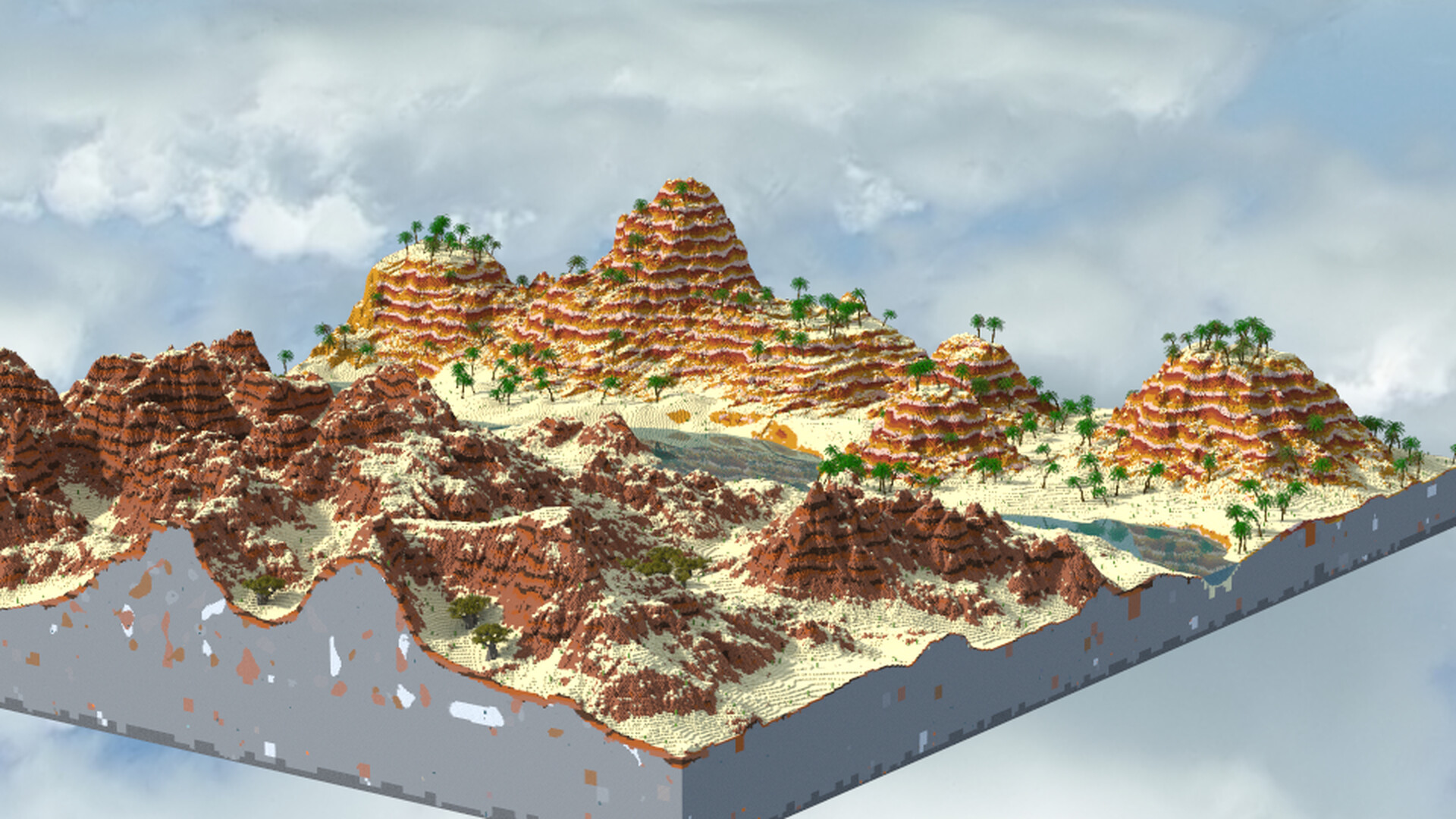 Desert Landscape Minecraft Map
