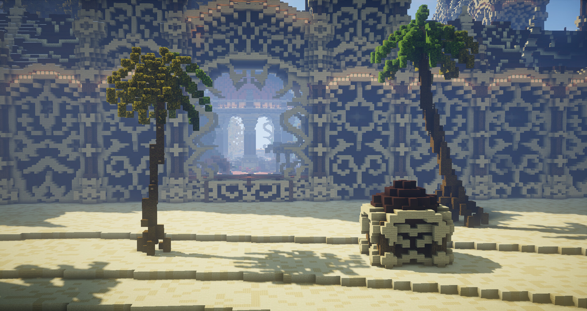 DESERT FACTION MAP + WARZONE (800x800) WITH KOTH + ANTI BACK AP Minecraft Map