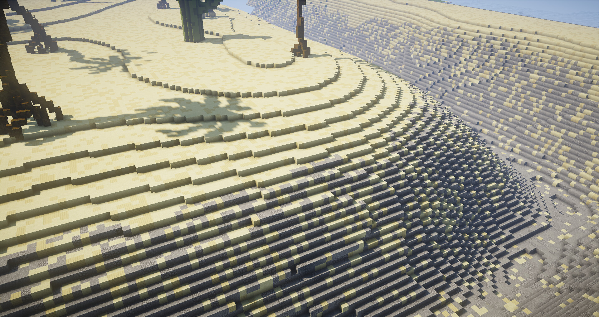 DESERT FACTION MAP + WARZONE (800x800) WITH KOTH + ANTI BACK AP Minecraft Map