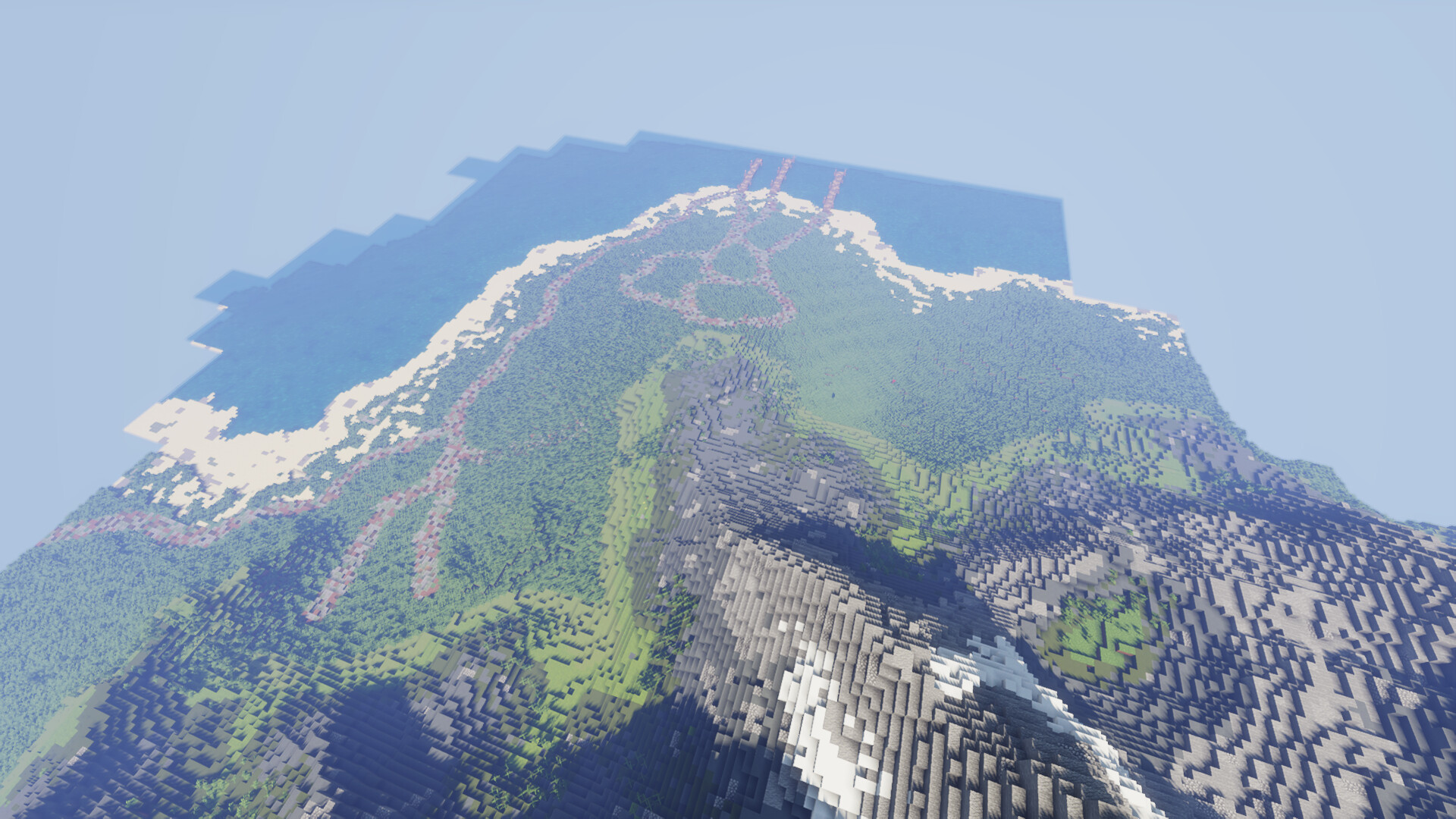 A Terrain for a RPG or Survival Map Minecraft Map