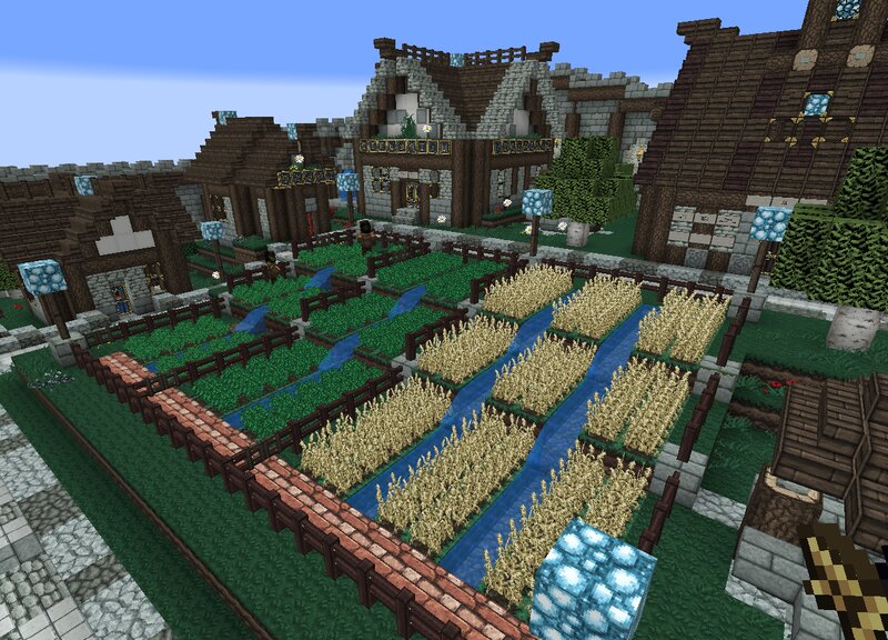 Medieval City schematic Minecraft Map