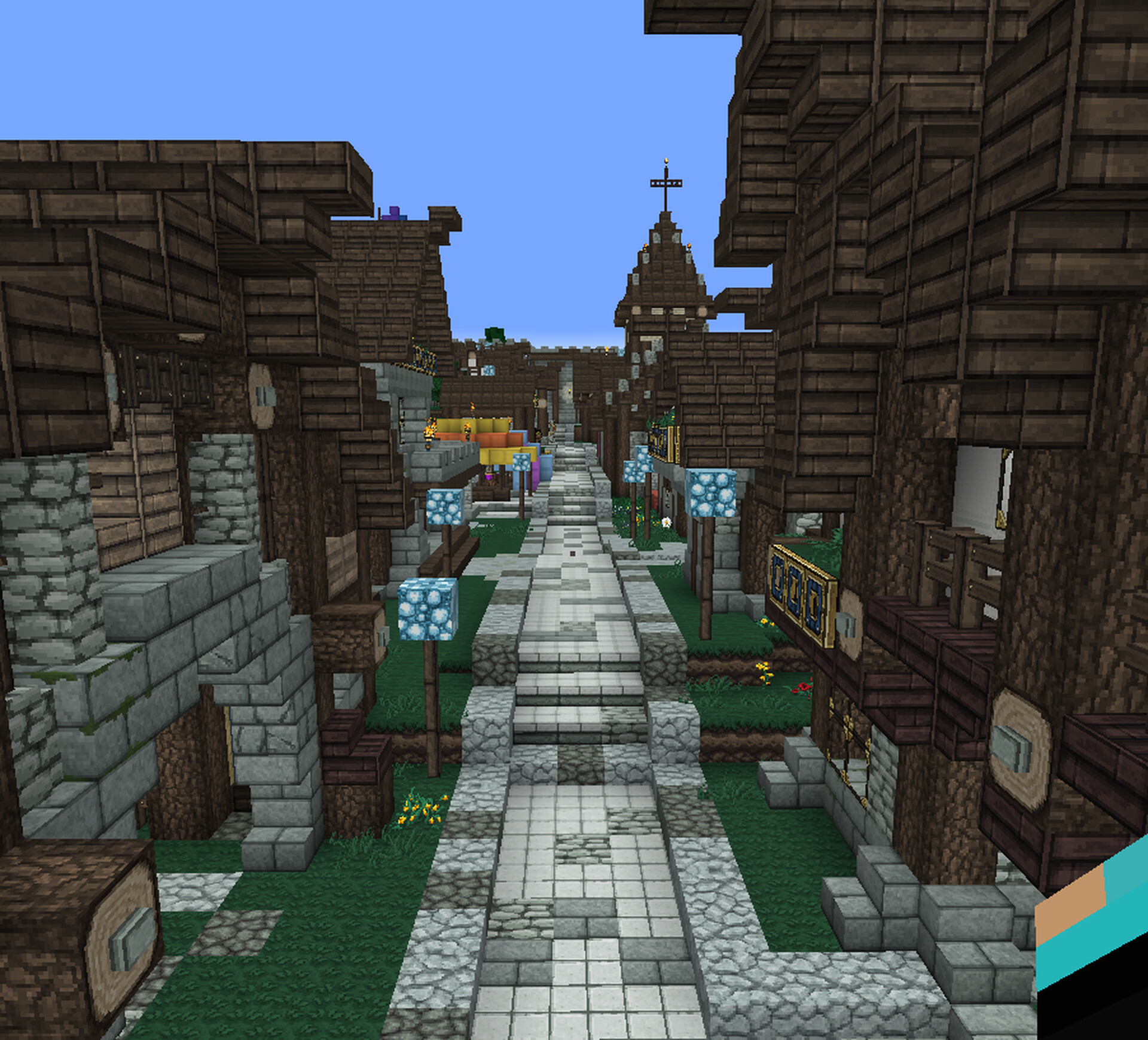 Medieval City schematic Minecraft Map