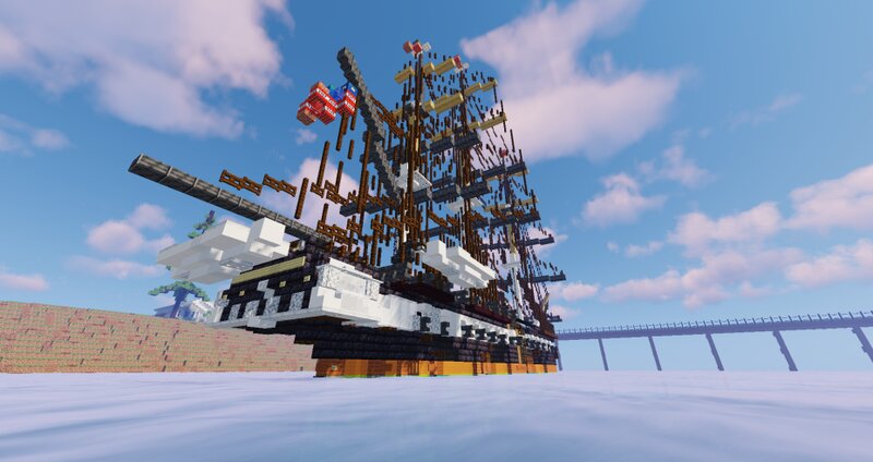 USS Constitution Minecraft Map
