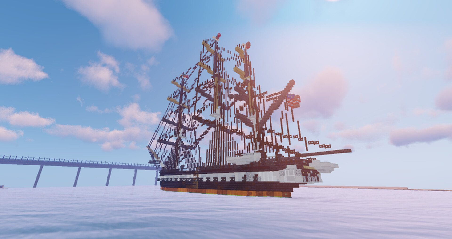 USS Constitution Minecraft Map