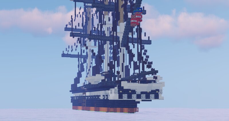USS Constitution Minecraft Map