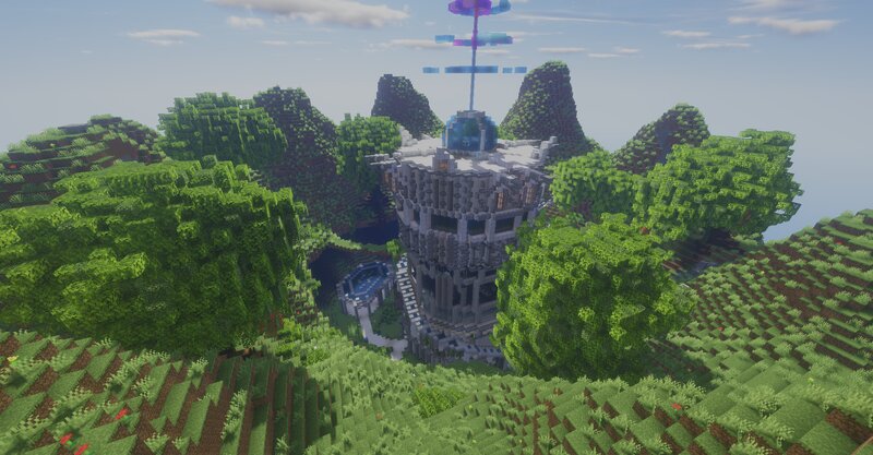 Earth Factions Spawn | Fantasy/Modern style Minecraft Map