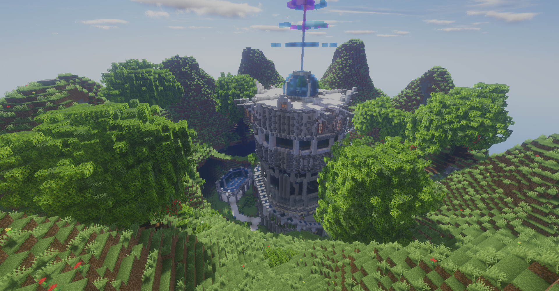 Earth Factions Spawn | Fantasy/Modern style Minecraft Map