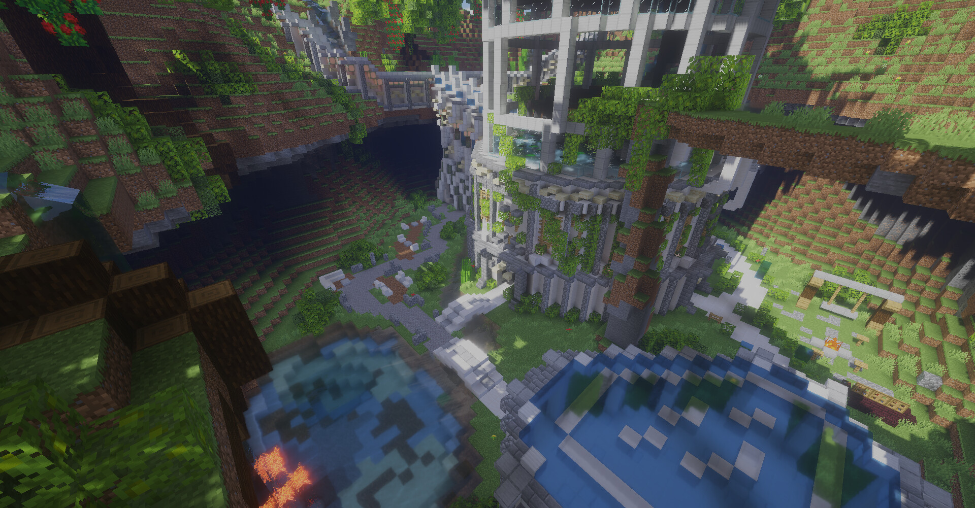 Earth Factions Spawn | Fantasy/Modern style Minecraft Map