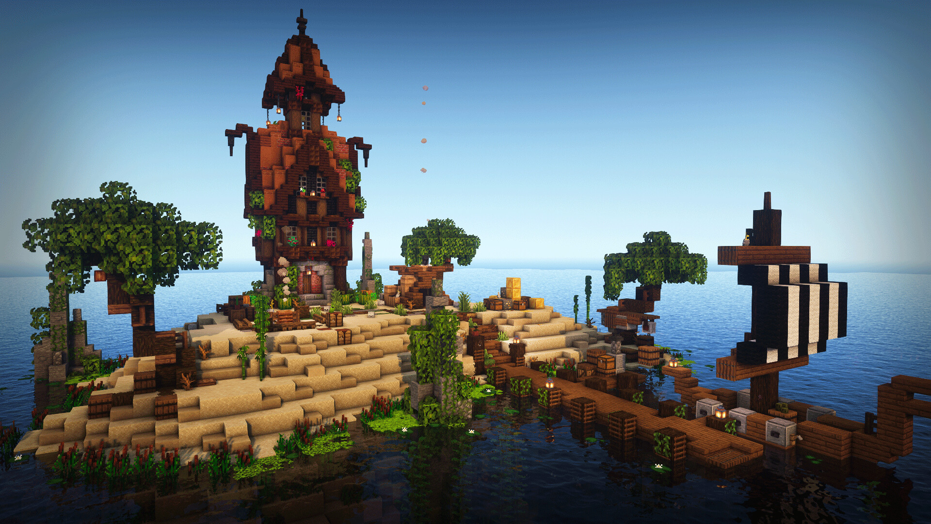 Pirate Island ( Buccaneer Bay Build Contest ) Minecraft Map