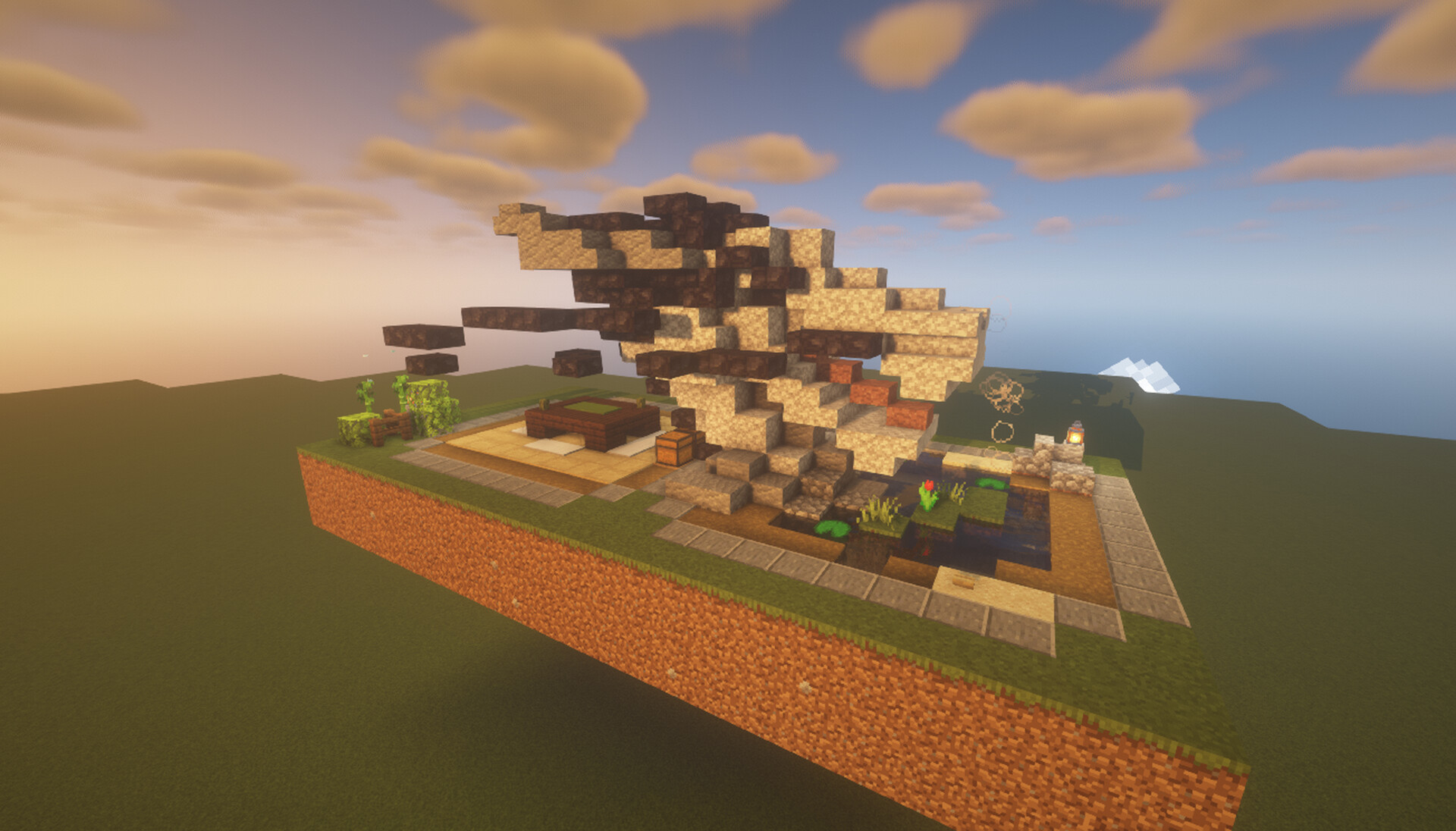 Zen Garden - Dragon Head - [Japanese Theme Inspired] Minecraft Map