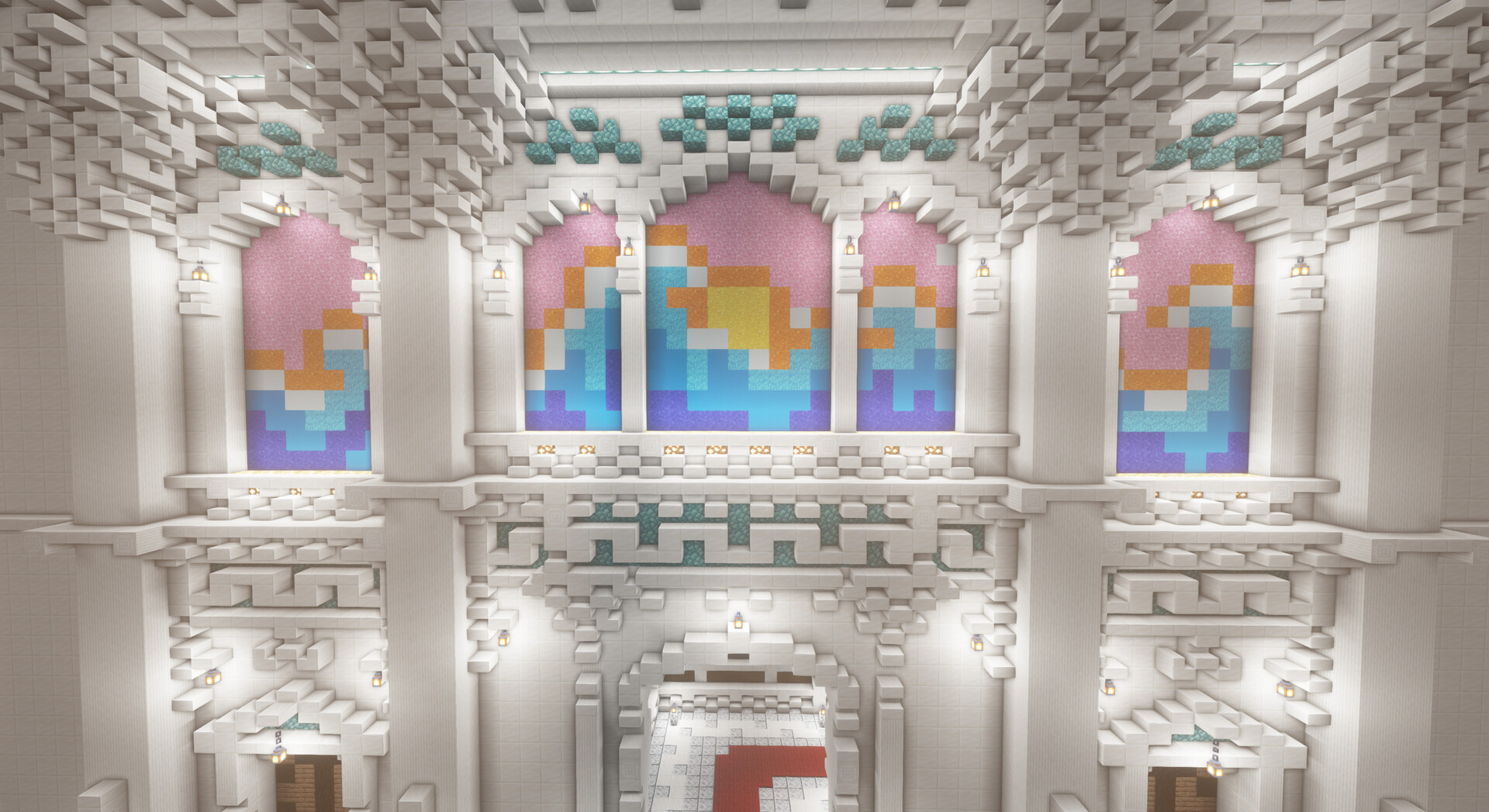 Orca Creative Grand hall Minecraft Map