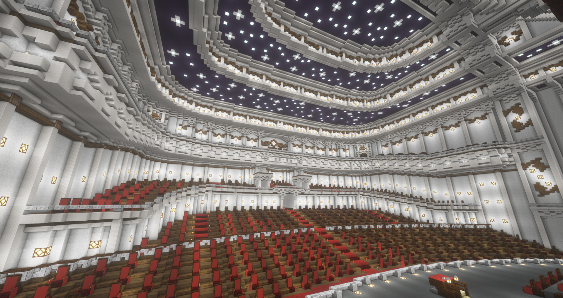 Orca Creative Grand hall Minecraft Map