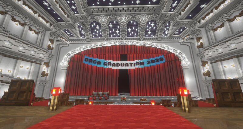 Orca Creative Grand hall Minecraft Map