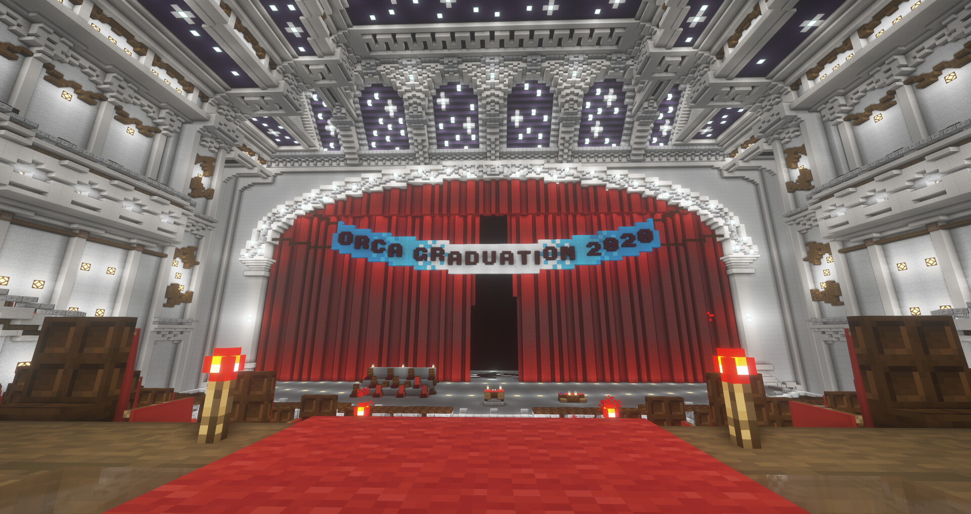 Orca Creative Grand hall Minecraft Map