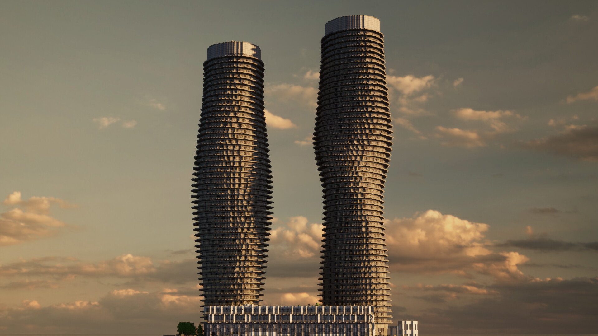Absolute World Towers in Mississauga, Canada 1:1 scale Minecraft Map