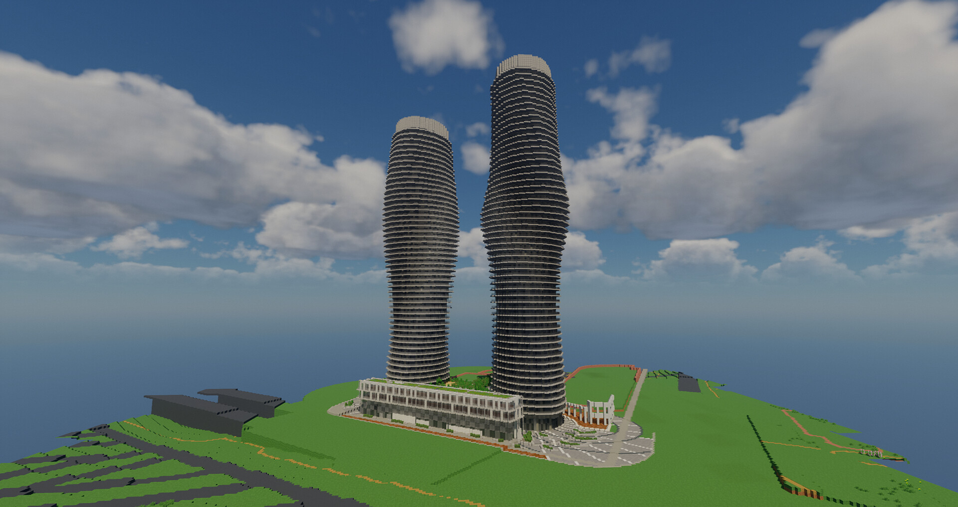 Absolute World Towers in Mississauga, Canada 1:1 scale Minecraft Map