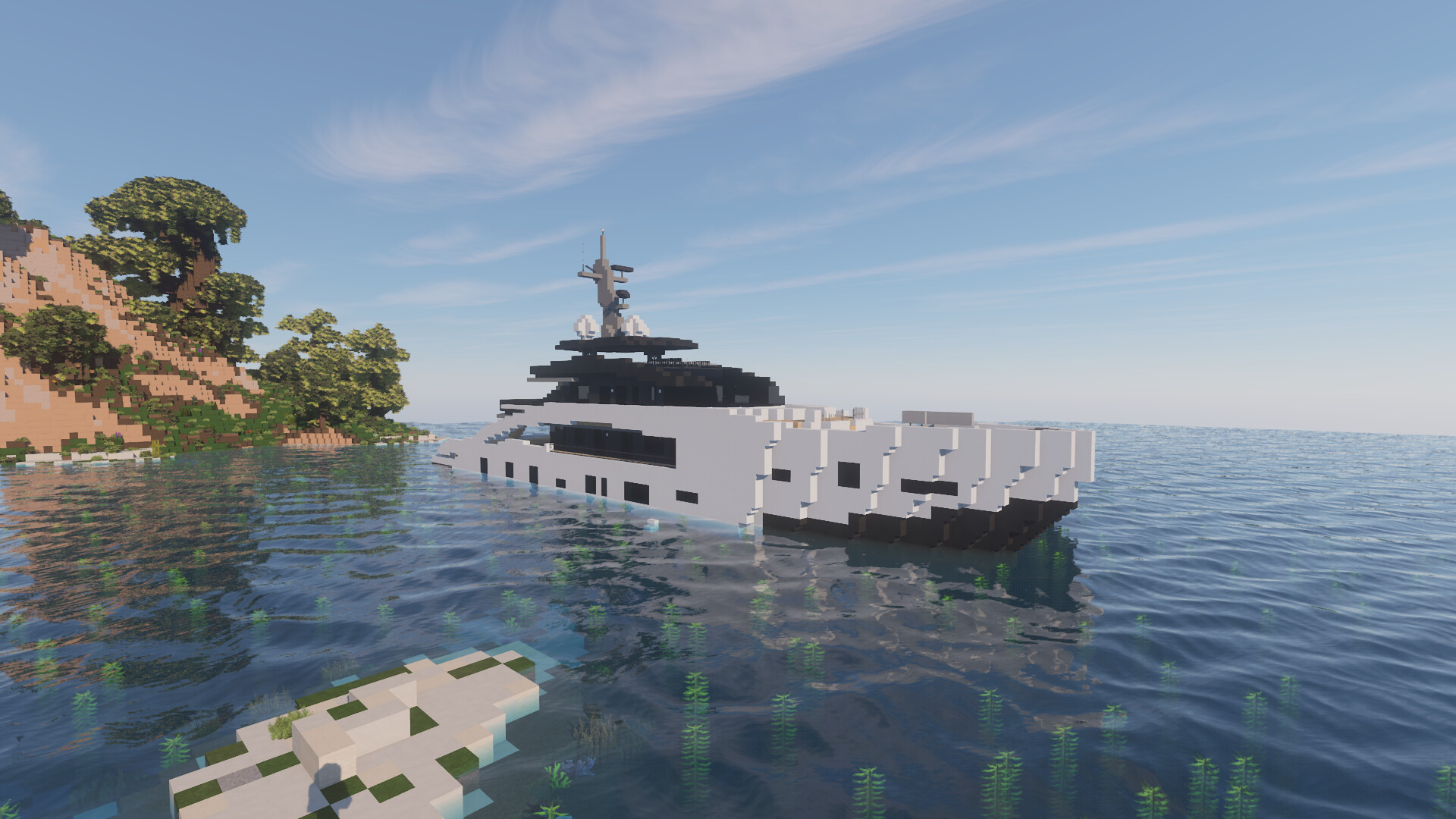 Tankoa 55 Yacht - Minecraft Yacht Minecraft Map