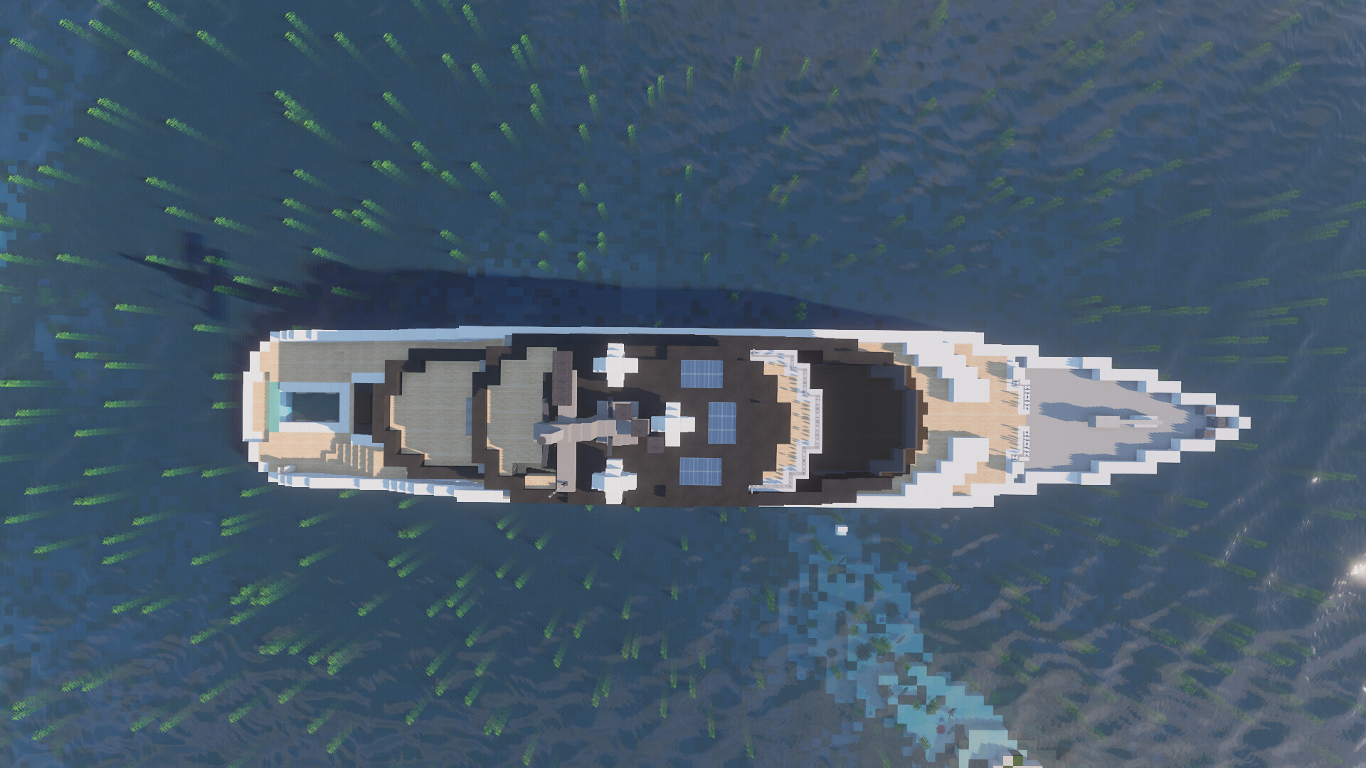 Tankoa 55 Yacht - Minecraft Yacht Minecraft Map
