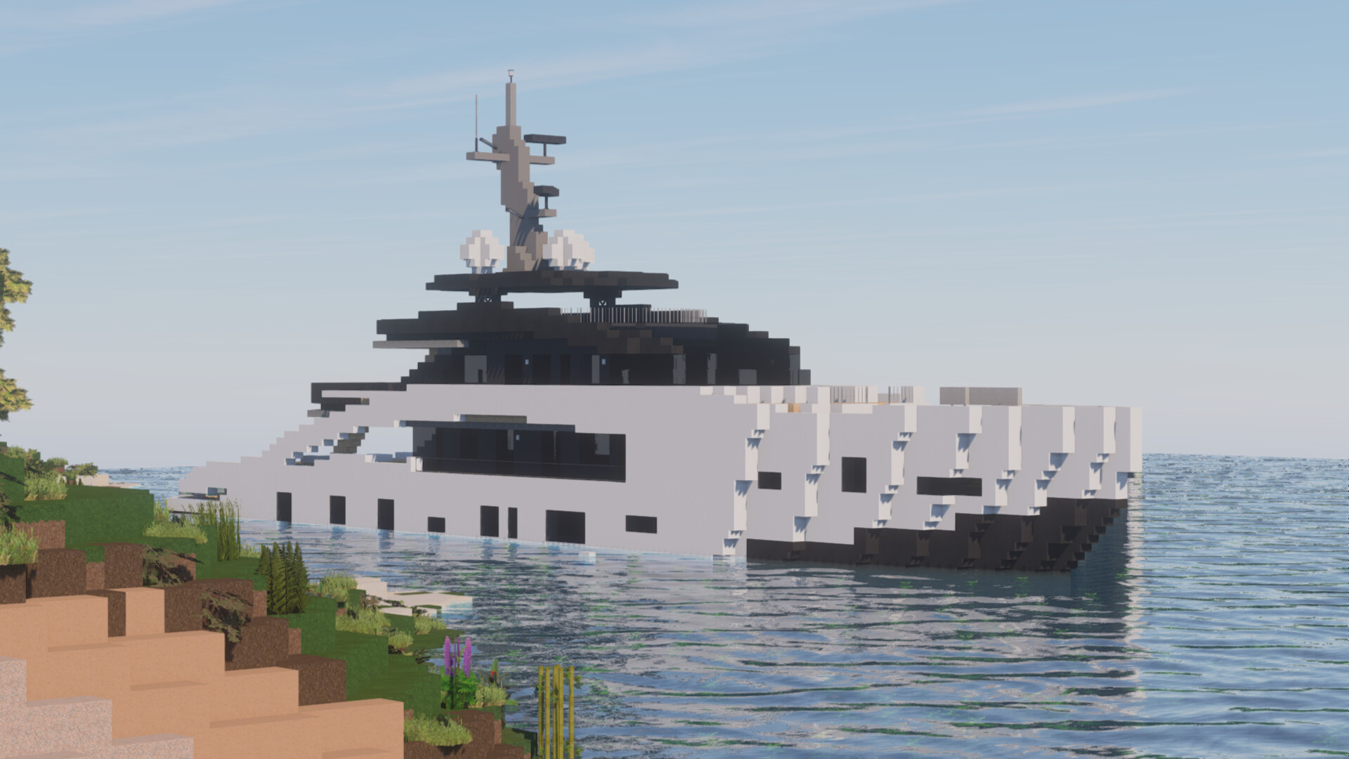 Tankoa 55 Yacht - Minecraft Yacht Minecraft Map