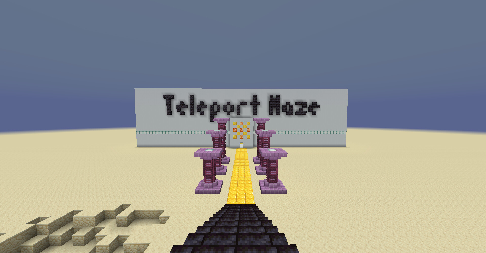 Teleport Maze Minecraft Map