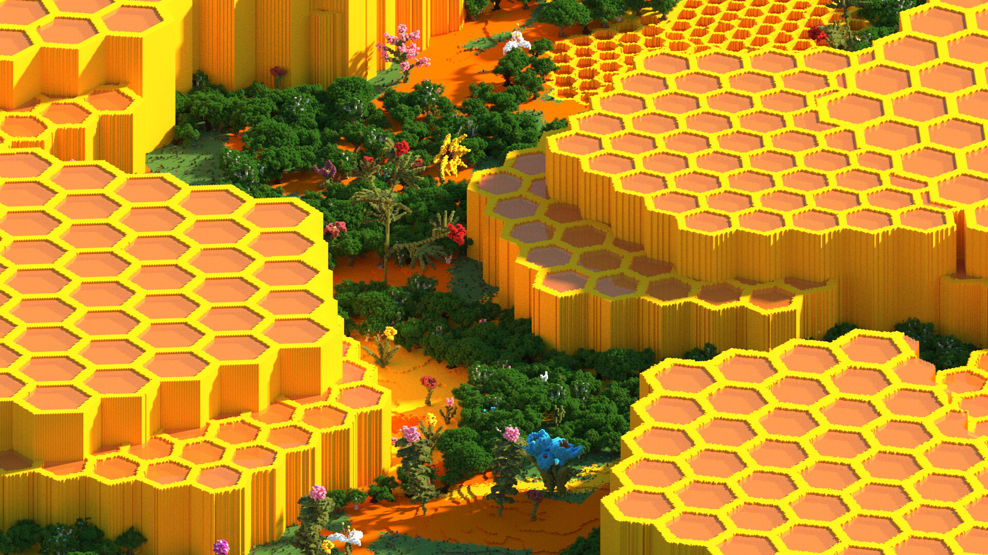 Bee Peak - 1000x1000 | Bee Map 1.16 Minecraft Map