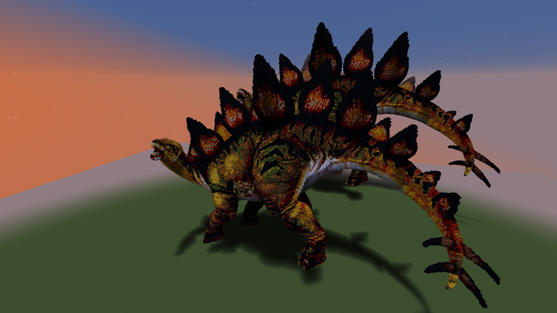 Stegosaurus Statue - in two sizes! Minecraft Map
