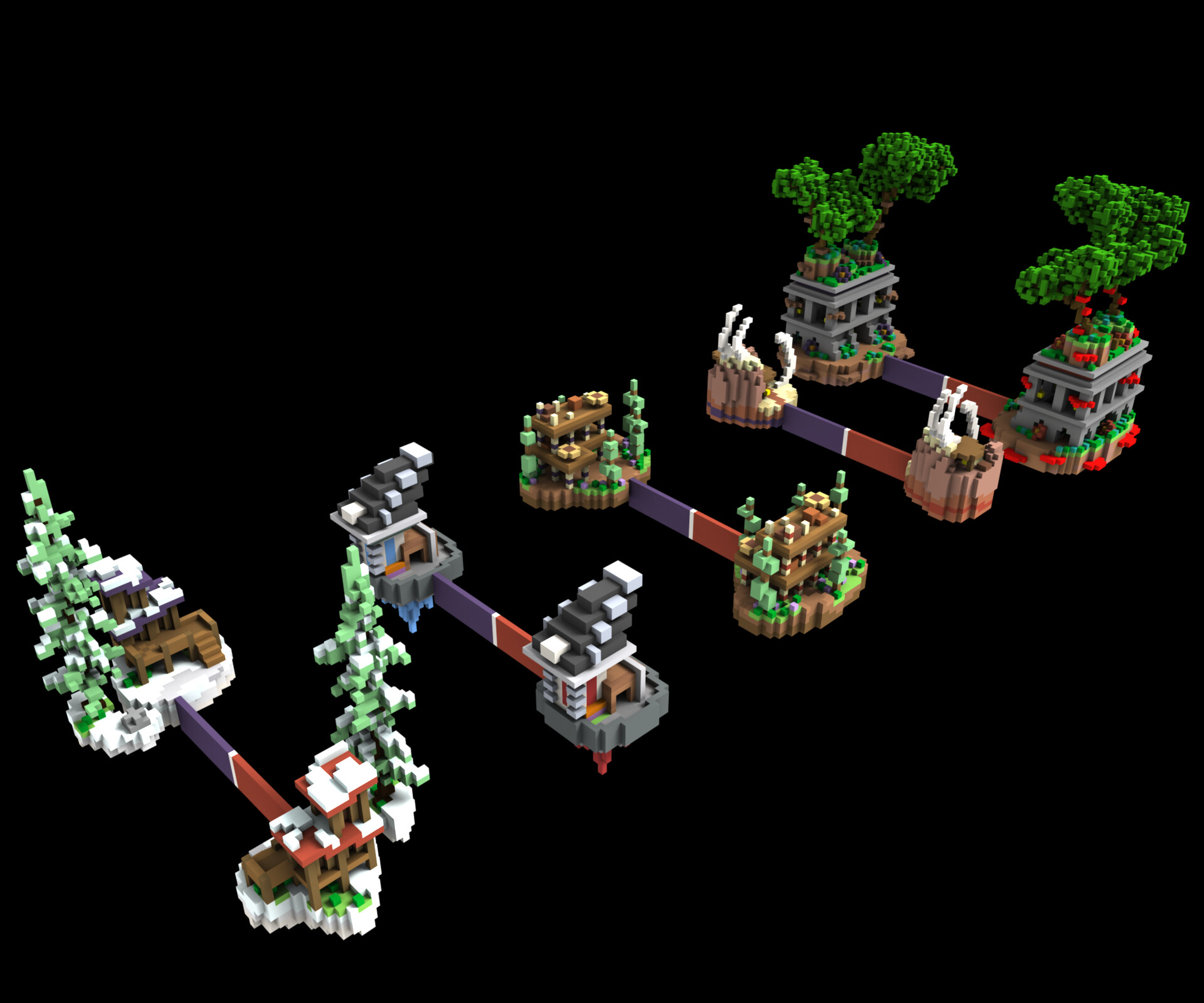 5 Bridge Map Pack #2 Minecraft Map