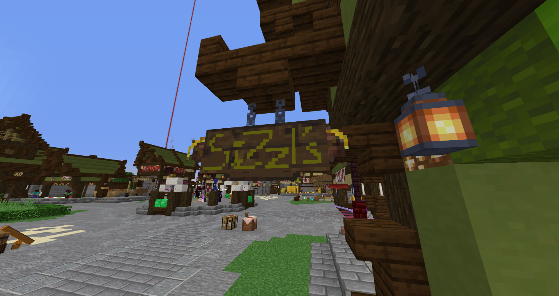 Animated hanging 3D Shop Signs [Medieval] Minecraft Map