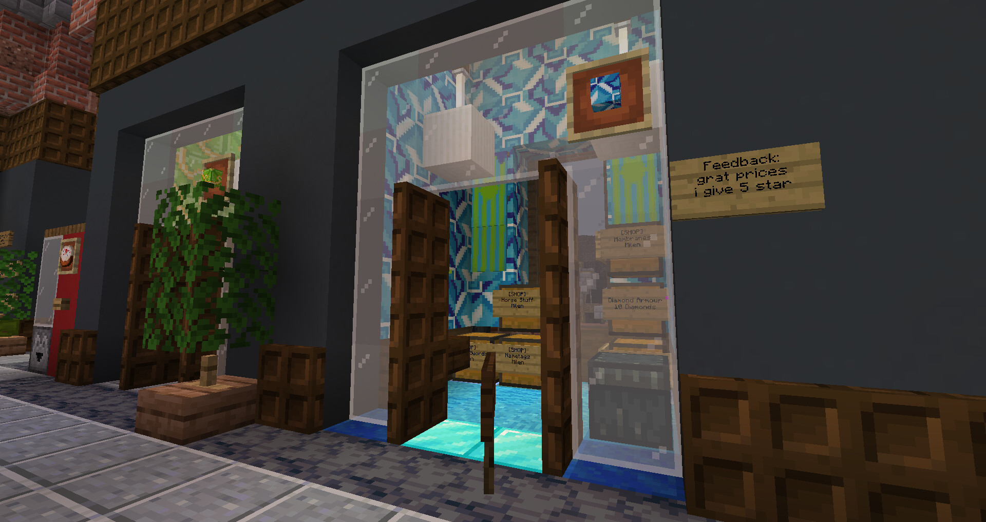 The community market on the server! Minecraft Map