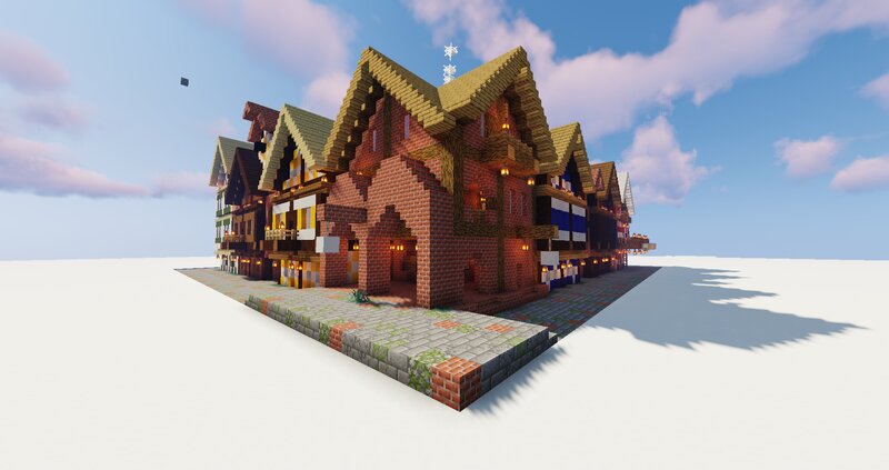 Timber Frame Marketplace Minecraft Map