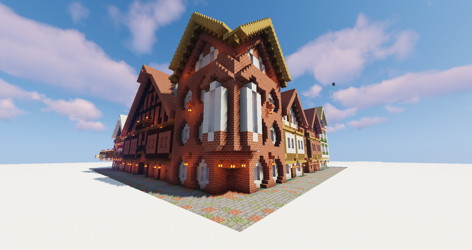 Timber Frame Marketplace Minecraft Map