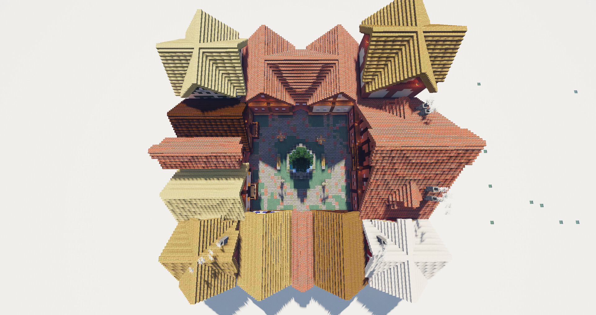 Timber Frame Marketplace Minecraft Map